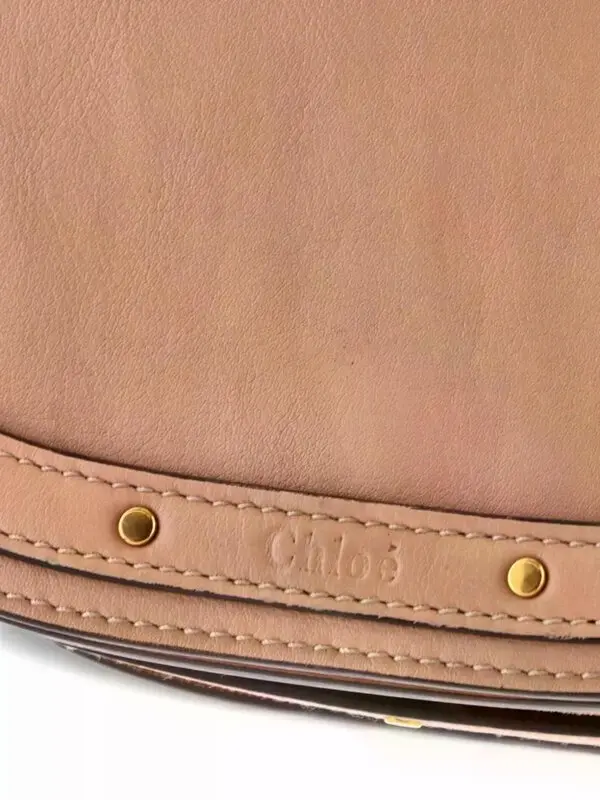 Chloé Nile Leather Medium Crossbody Bag - Neutrals