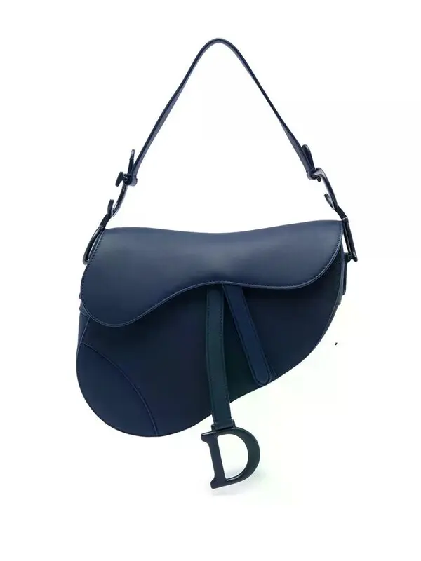 Dior 2019 Ultra Matte Calfskin Saddle Bag Shoulder Bag