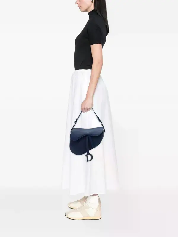 Dior 2019 Ultra Matte Calfskin Saddle Bag Shoulder Bag