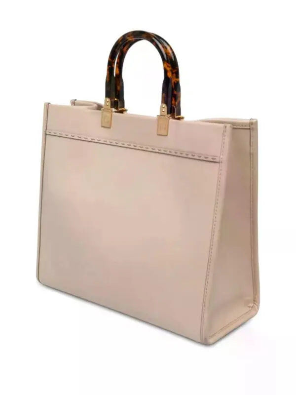 Fendi 2019-2026 Medium Leather Sunshine Shopper Tote Satchel