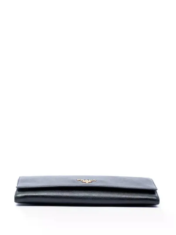 Prada 2010-2026 Saffiano Wallet On Chain Crossbody Bag