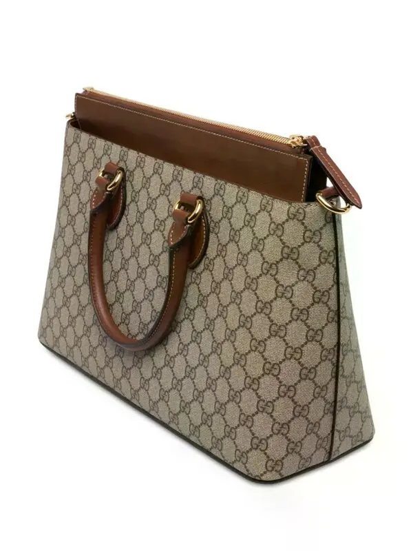 Gucci 2016-2026 Large Gg Supreme Linea Satchel Bag
