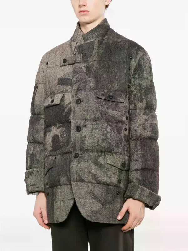 Yohji Yamamoto Printed Padded Jacket