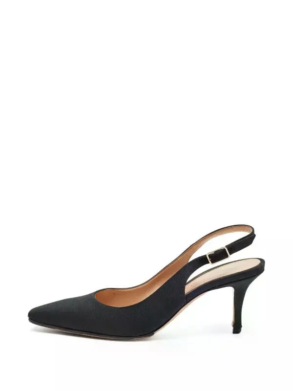 GIANVITO ROSSI Ribbon Slingback Pumps - Black