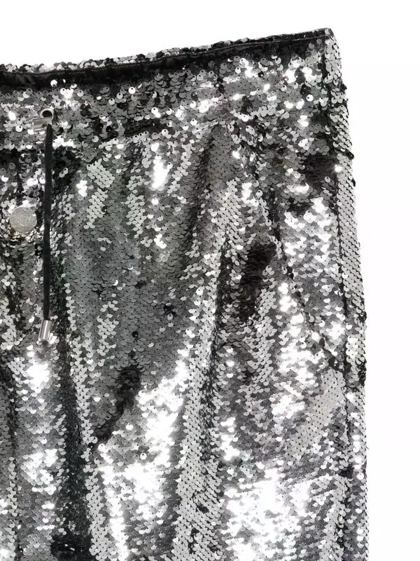 Balmain Sequin-embellished Drawstring Trousers