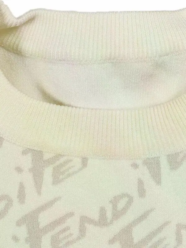 Fendi 2010s Reversible Logo-pattern T-shirt