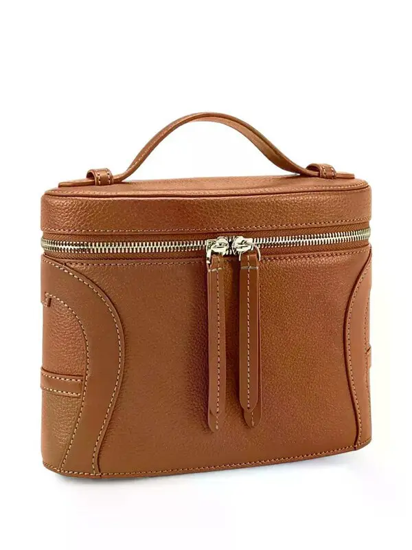 AIGNER Small Deborah Grained-leather Tote Bag