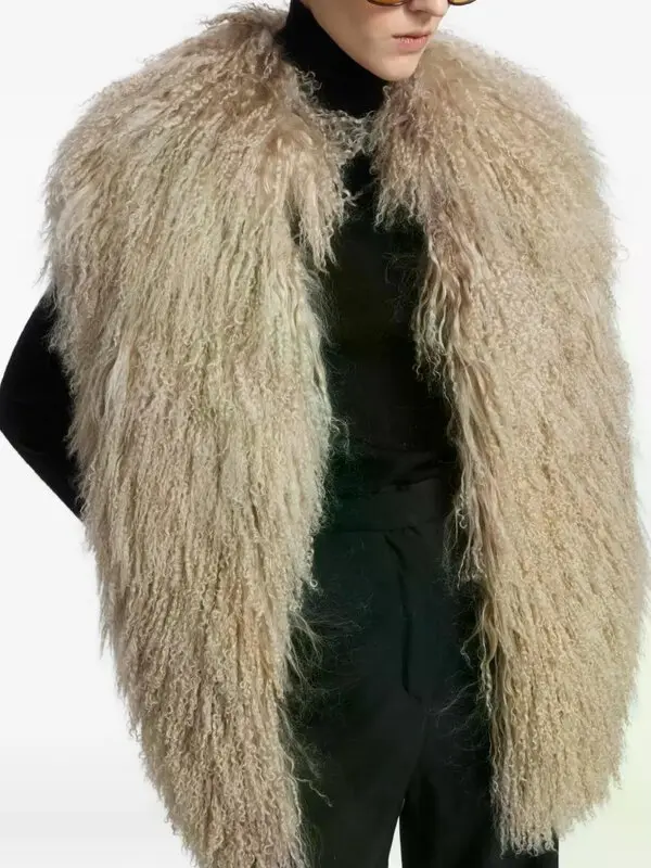 YVES SALOMON Shearling Sleeveless Gilet