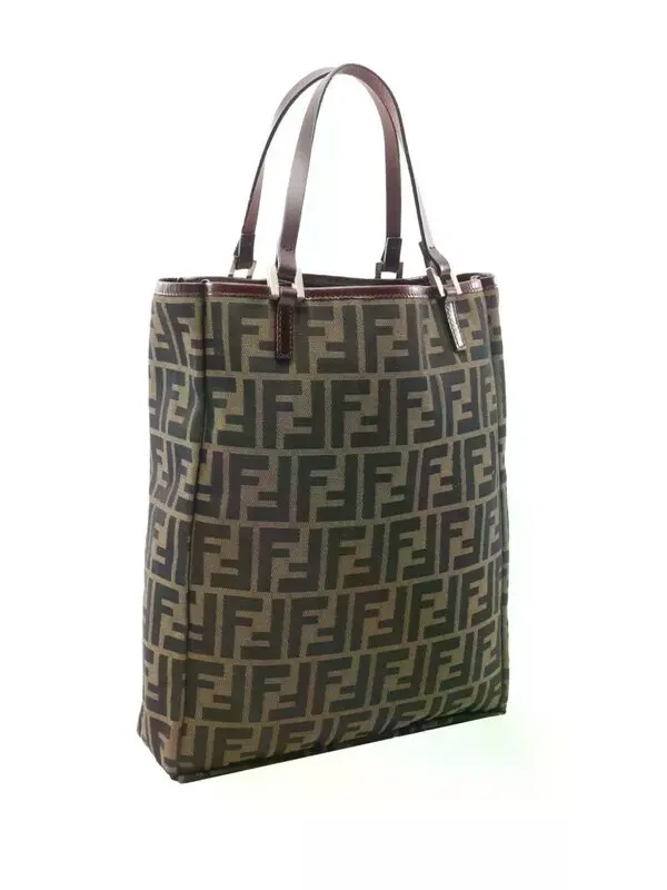 Fendi 2000-2010 Zucca Canvas Tote Bag