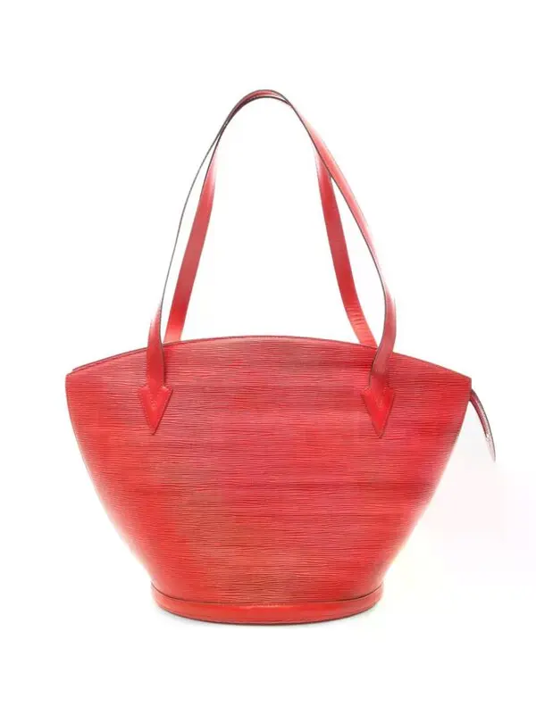 LOUIS VUITTON 1995 Saint-jacques Epi Leather Tote Bag - Red
