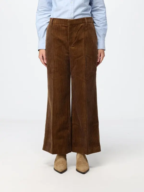 FRAME Swing Mid-rise Wide Leg Corduroy Pants