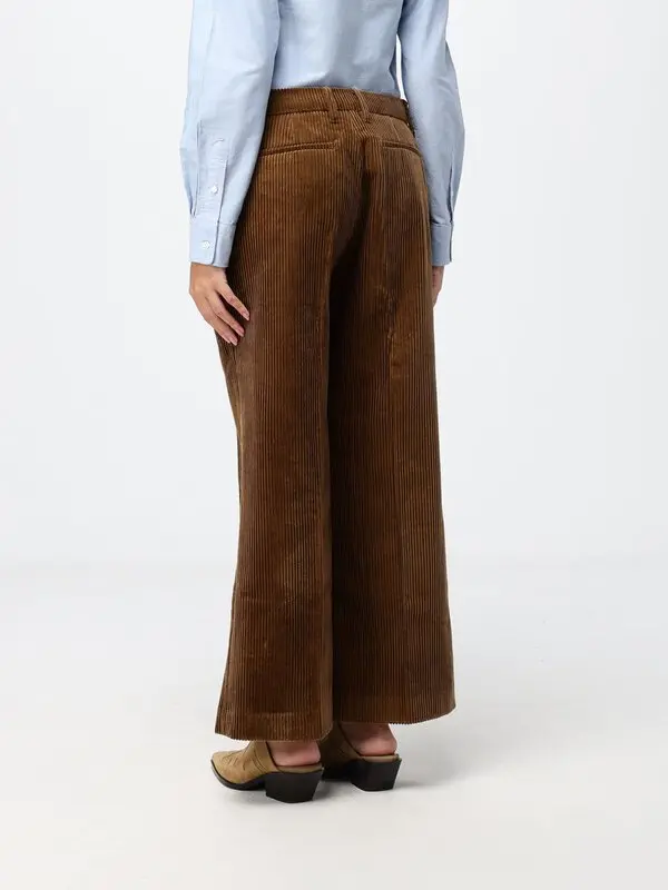 FRAME Swing Mid-rise Wide Leg Corduroy Pants