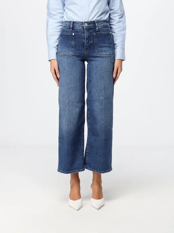 FRAME Le Slim Palazzo High-waisted Cropped Wide-leg Jeans