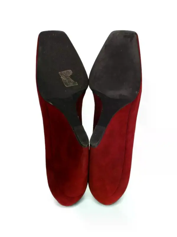 SERGIO ROSSI Suede Wedge Pumps