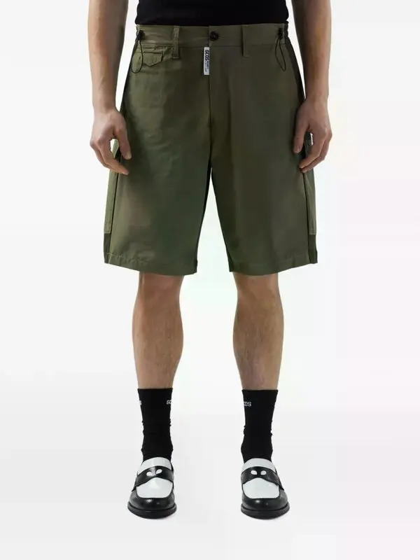 Gcds Colour-block Drawstring Cargo Shorts