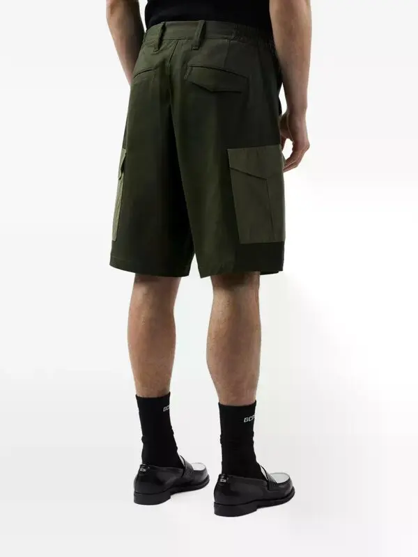 Gcds Colour-block Drawstring Cargo Shorts