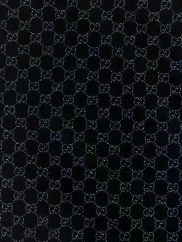 Gucci Gg Supreme Fringed Scarf