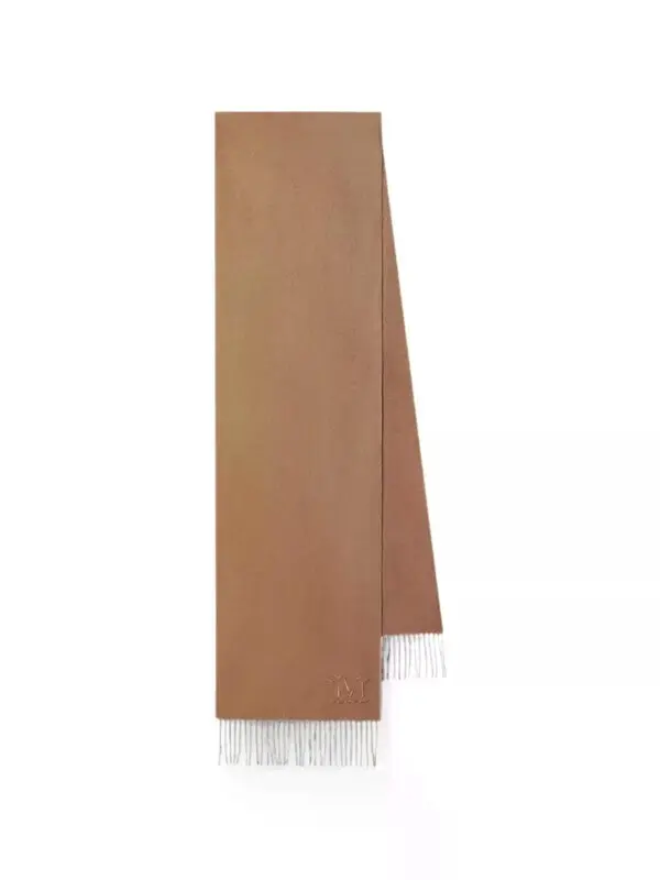 Max Mara Cashmere Fringed Scarf - Neutrals