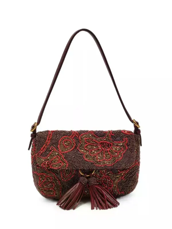 Malìparmi Blossom Bead-embroidered Shoulder Bag