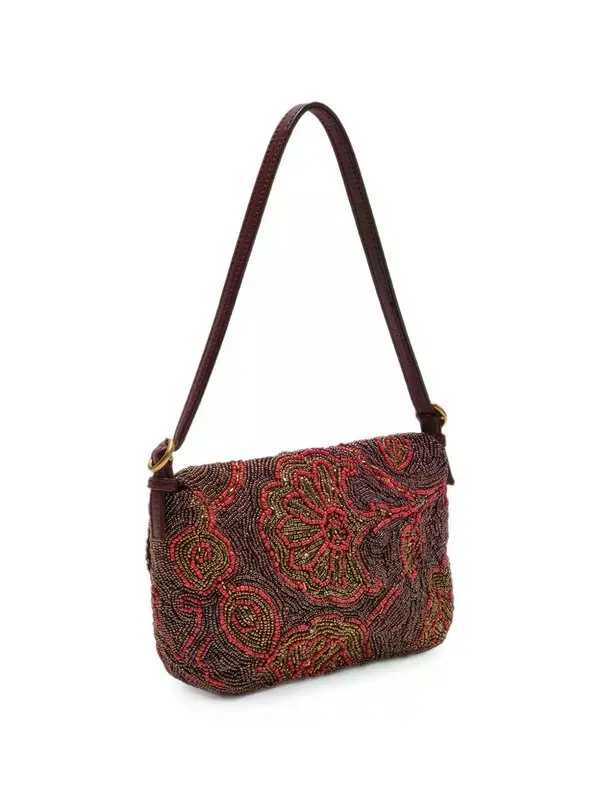 Malìparmi Blossom Bead-embroidered Shoulder Bag