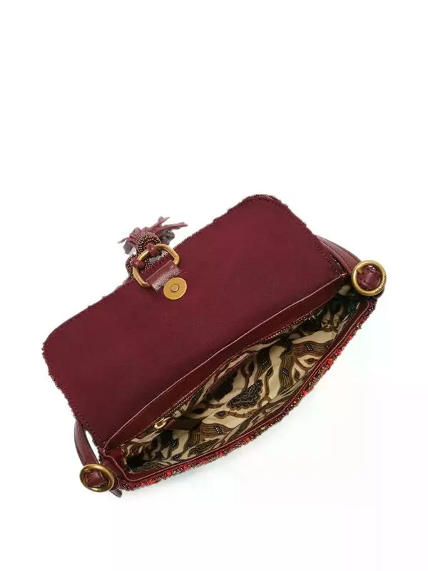 Malìparmi Blossom Bead-embroidered Shoulder Bag