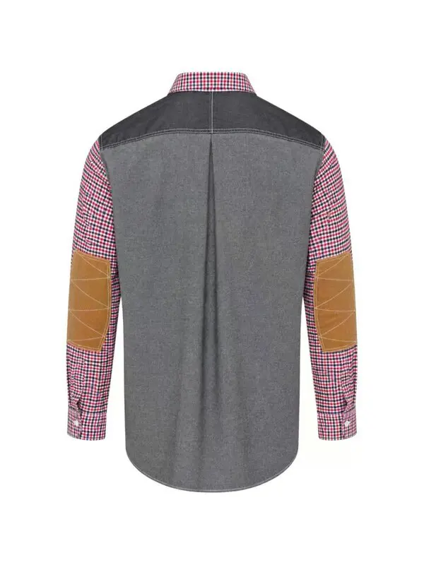 Junya Watanabe Check-print Panelled Shirt