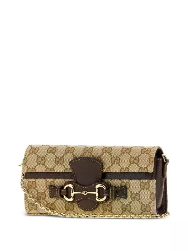 Gucci Horsebit Gg Supreme Chaain Wallet