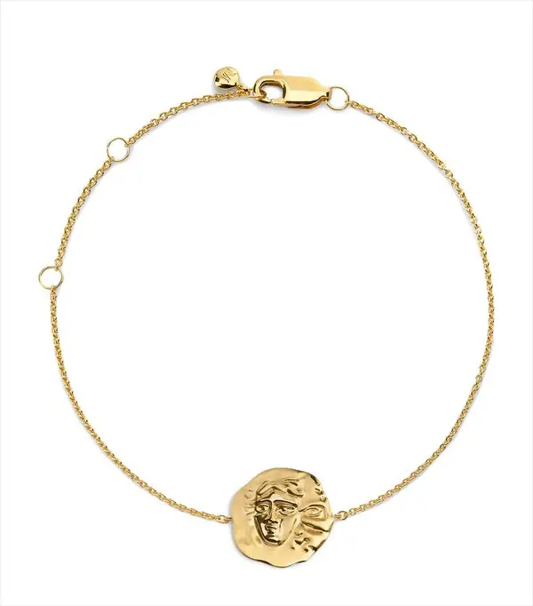 Monica Vinader Vermeil Gemini Zodiac Bracelet - Gold