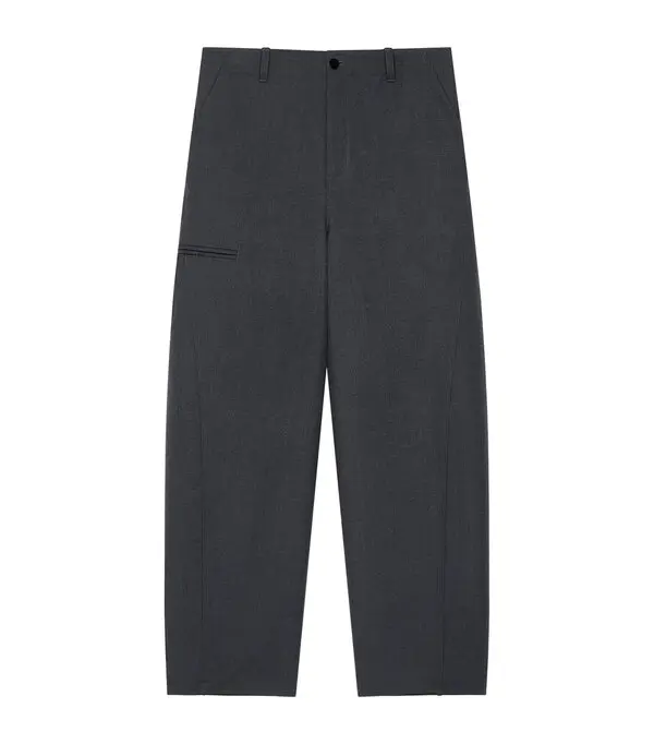 Givenchy Wool-silk Couture Seam Trousers