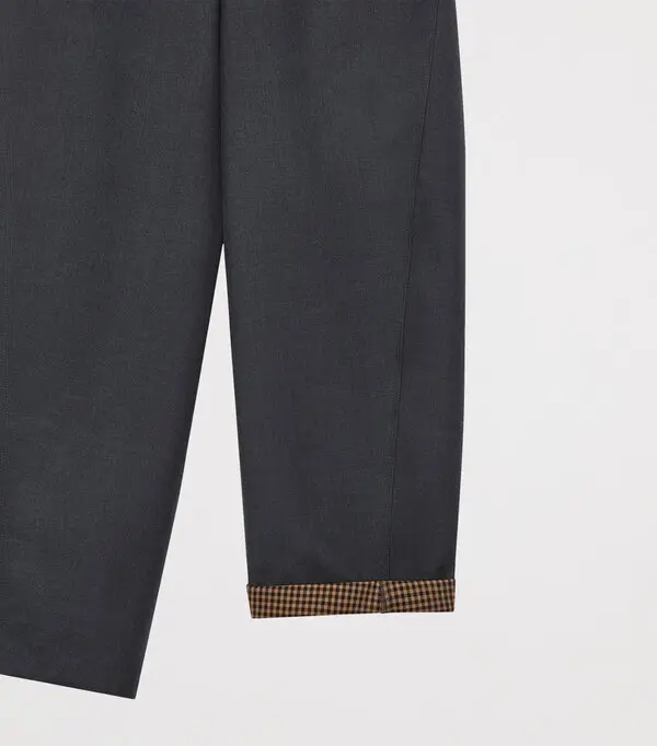 Givenchy Wool-silk Couture Seam Trousers