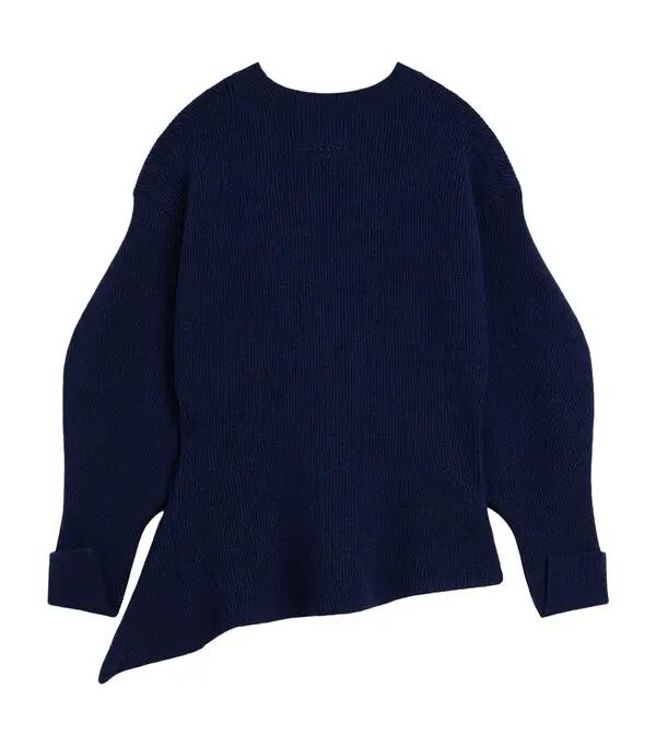 Givenchy Wool-blend Asymmetric Sweater