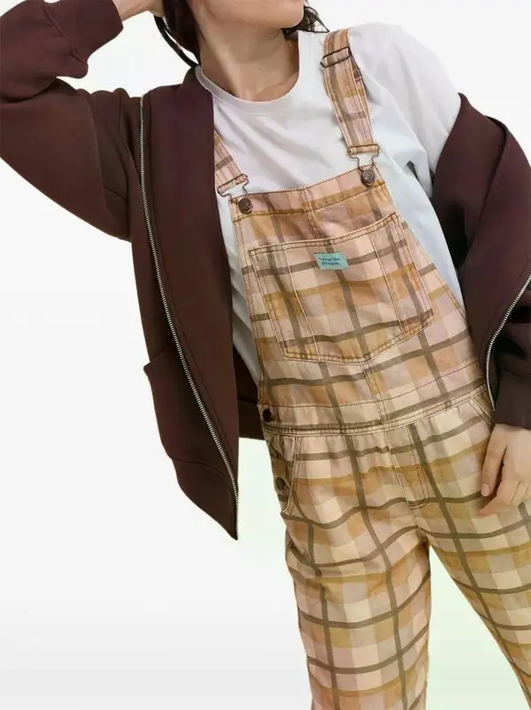 FAVORITE PEOPLE Cinema Check-pattern Overalls
