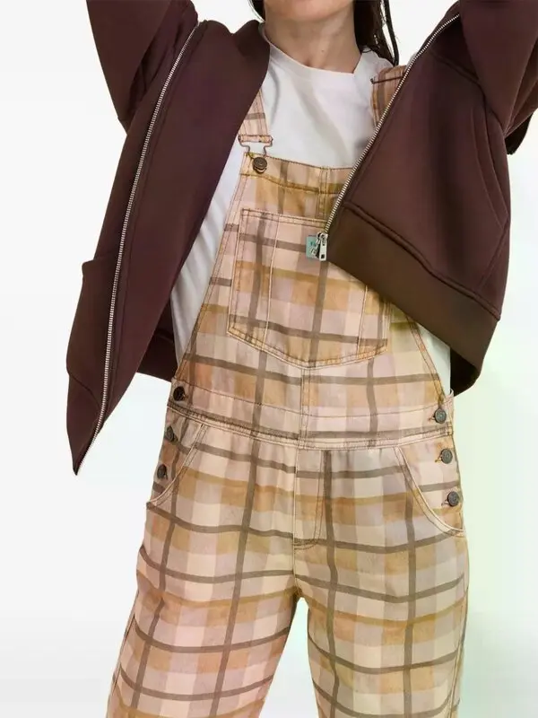 FAVORITE PEOPLE Cinema Check-pattern Overalls