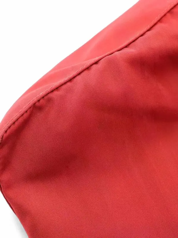 Prada 2010s Triangle Logo Tote Bag