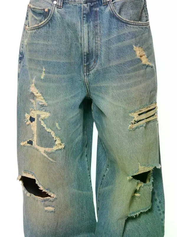 LLC Distressed Loose-fit Jeans