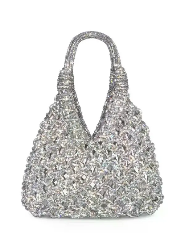 HIBOURAMA Vannifique Crystal-embellished Tote Bag - Silver