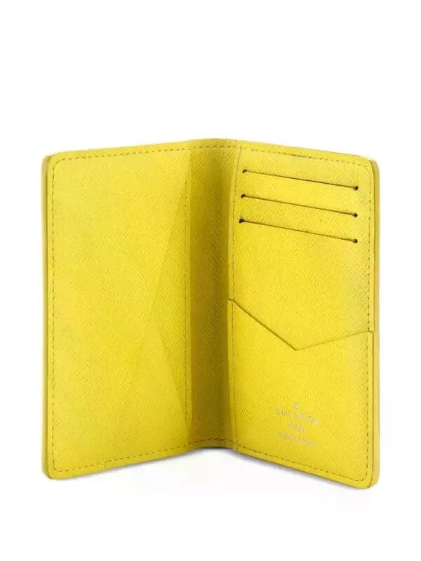 LOUIS VUITTON Pocket Organizer Limited Edition Interlinked Logo Damier Graphite Small Wallets