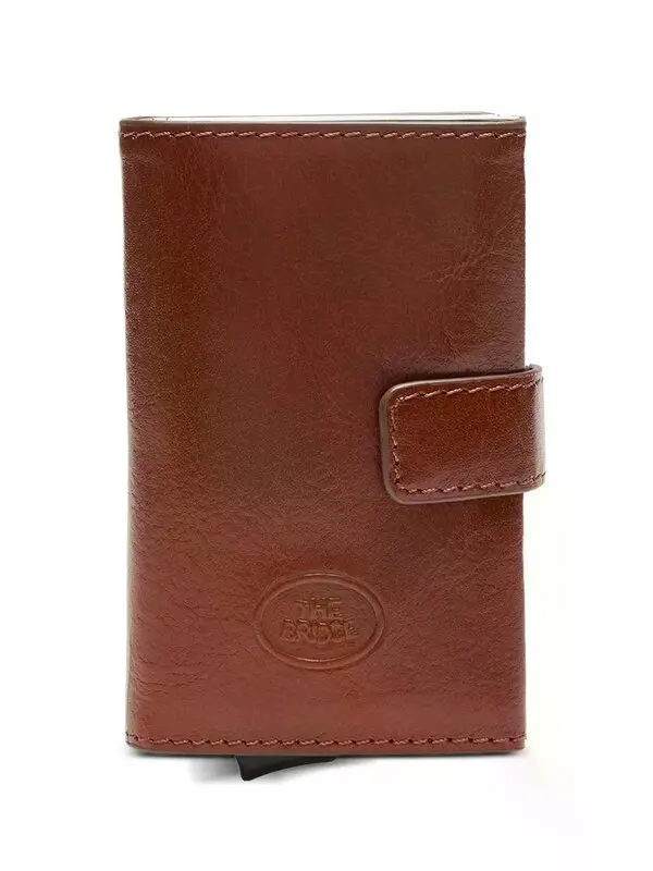 THE BRIDGE Bridge Logo-embossed Leather Cardholder - Brown