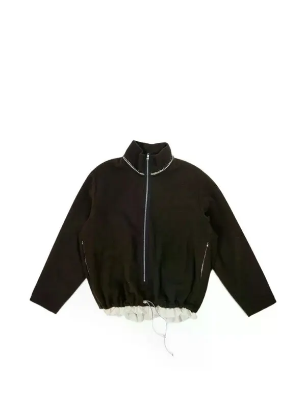 CAMIEL FORTGENS Fleece Zip-up Sweatshirt