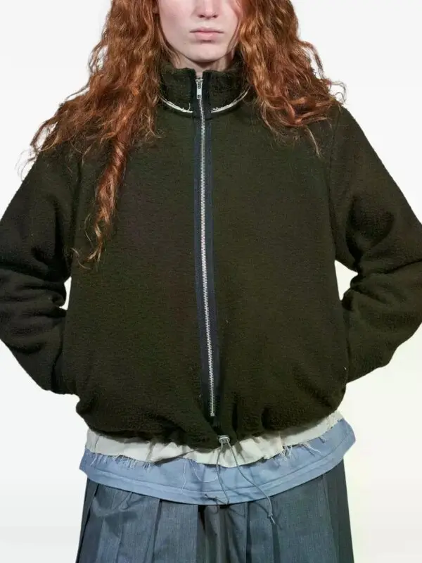 CAMIEL FORTGENS Fleece Zip-up Sweatshirt