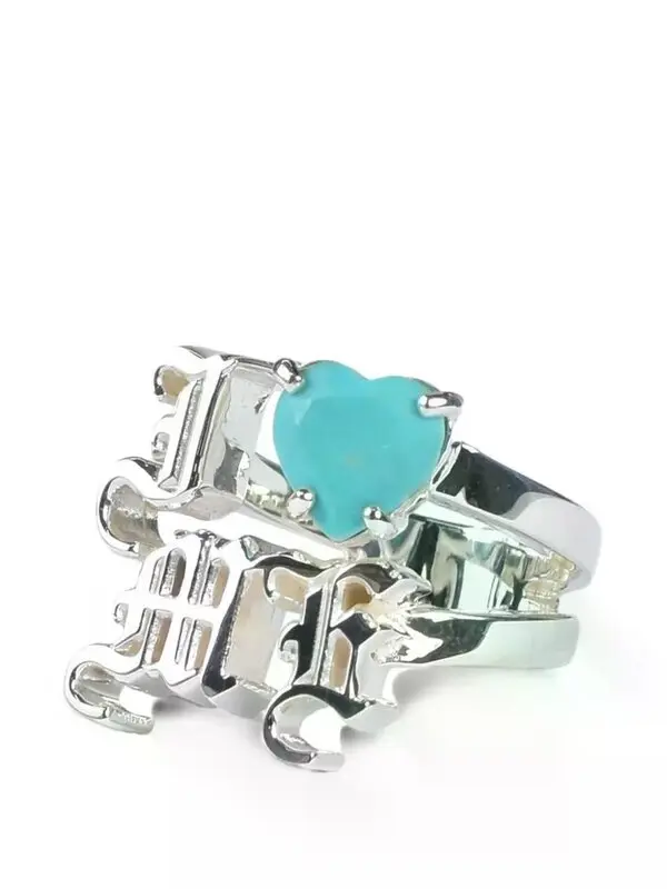 JUN/NAKAYAMA Heart-motif Cut-out Ring