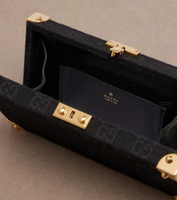 Gucci Evening Mini Gg Canvas Clutch