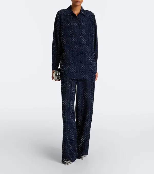 Melissa Odabash Ziggy Embellished Shirt