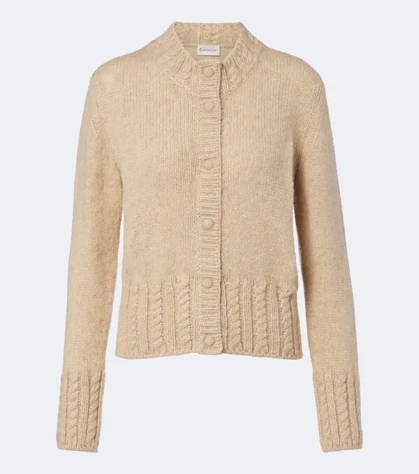 Moncler Alpaca And Wool-blend Cardigan