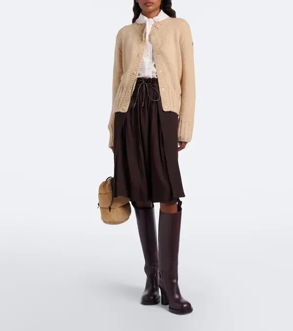 Moncler Alpaca And Wool-blend Cardigan