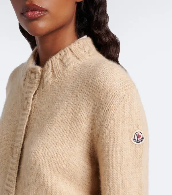 Moncler Alpaca And Wool-blend Cardigan