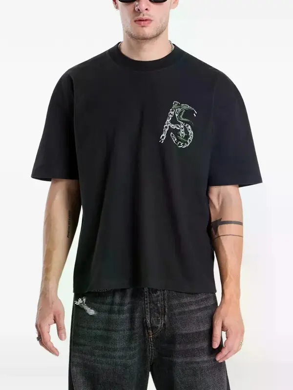 ALLSAINTS Linx Graphic-print T-shirt - Black