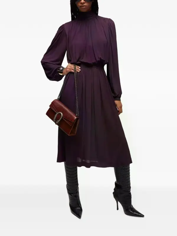 Gucci Light Viscose Crêpe Jersey Dress