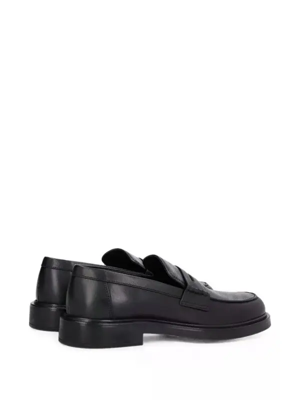 Burberry Check-and-leather Pembroke Loafers