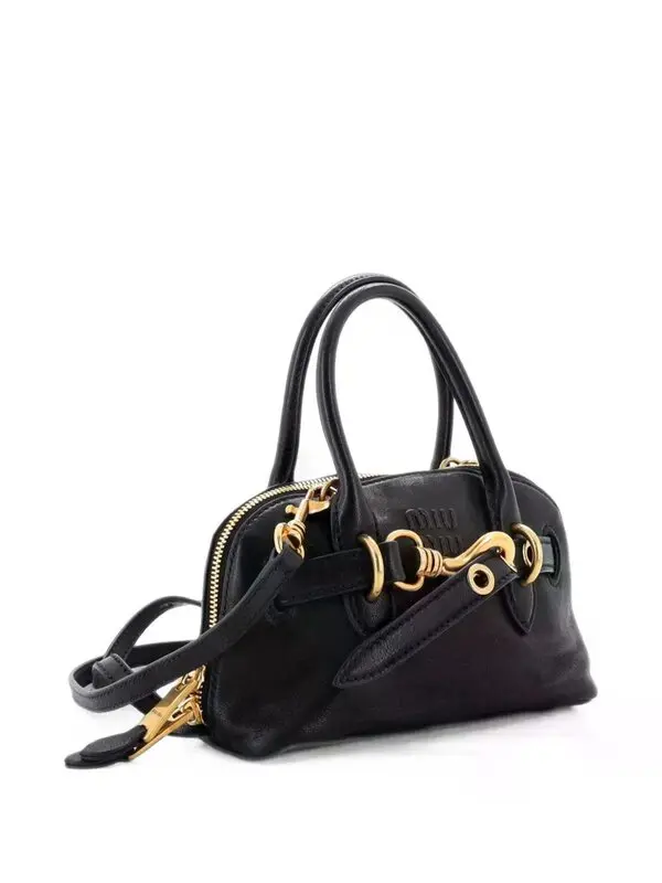 Miu Miu Aventure Top Handle Bag Leather Mini Satchel